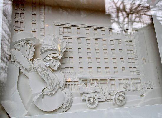 History Scene in front of Claire’s Corner Copia – Janet Croog